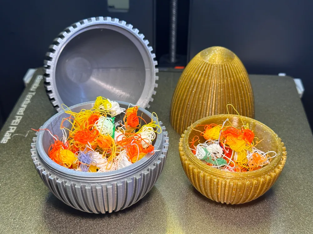 Easter Egg Container by 3DinPlastic MakerWorld: Download Free 3D Models