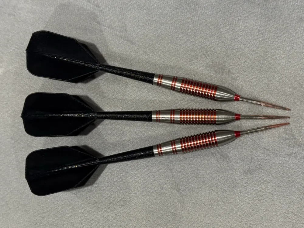 1-Piece Dart Flights (Fully Parametric + Fusion) - Free 3D Print Model ...