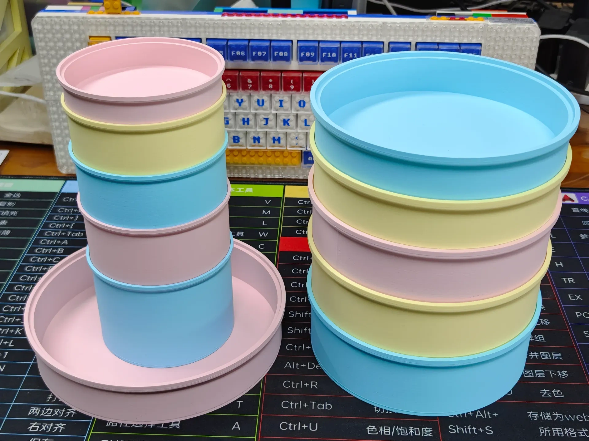Stackable Storage Trays - Circular Storage Trays - Various Sizes by ...