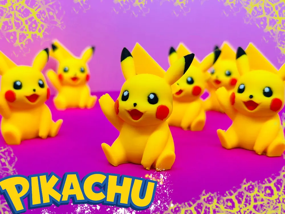 Pikachu-pokemon - Free 3D Print Model - MakerWorld