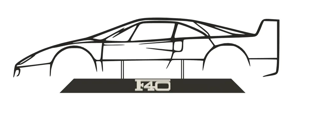 Ferrari F40 por Giuggix MakerWorld: Baixe modelos 3D gratuitos