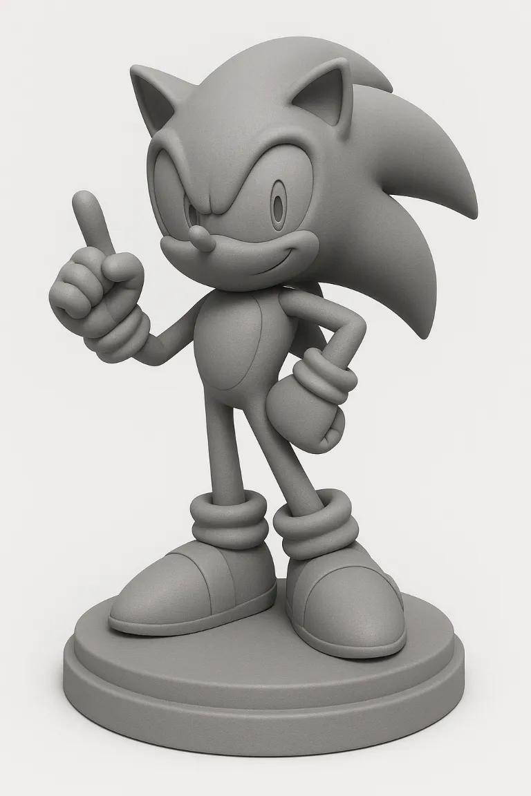 Hedgehog Sonic - Free 3D Print Model - MakerWorld