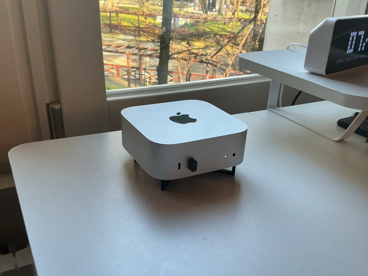 Mac mini M4 stand - Free 3D Print Model - MakerWorld