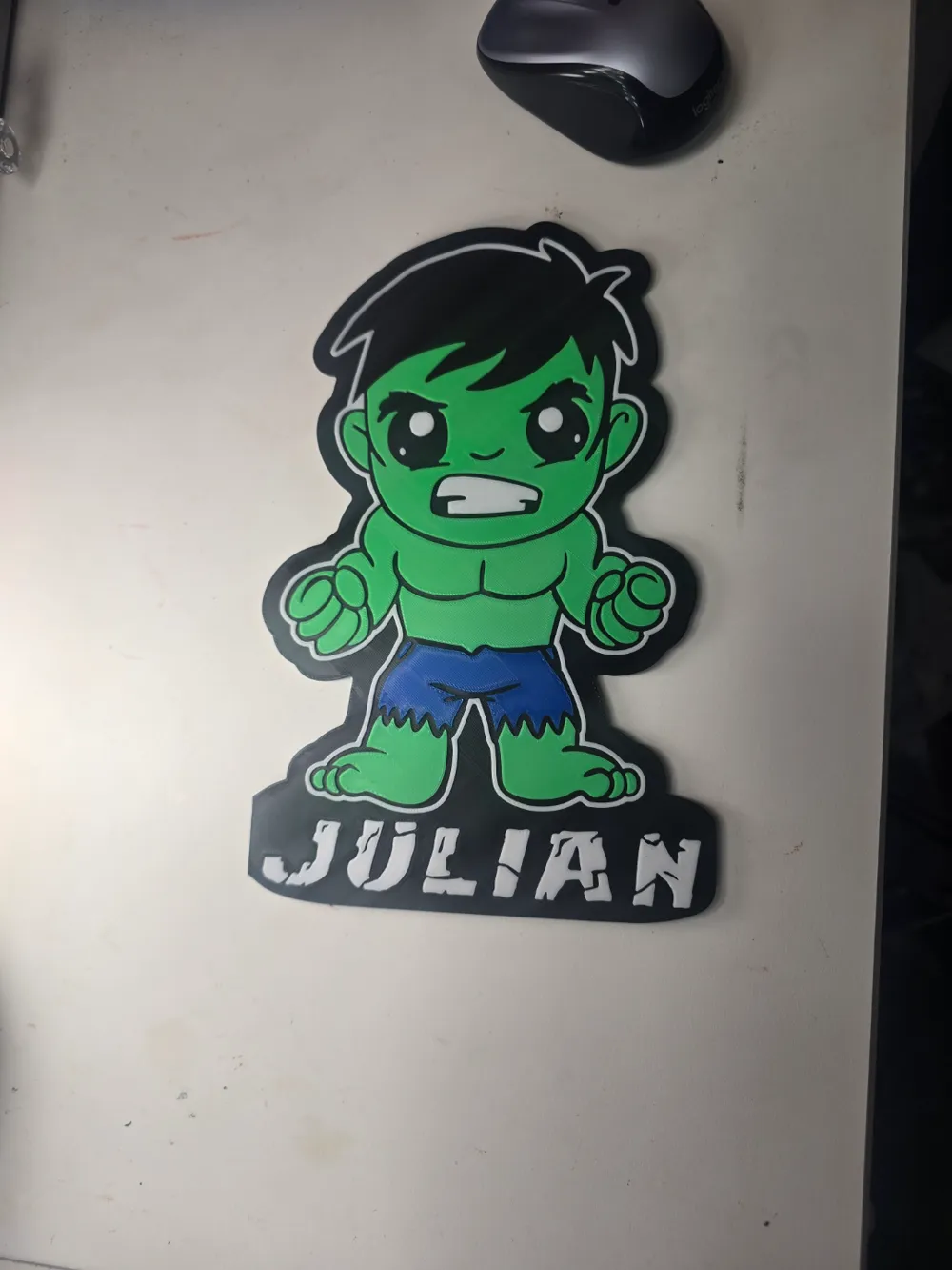 Customize Hulk name plate by monchis - MakerWorld