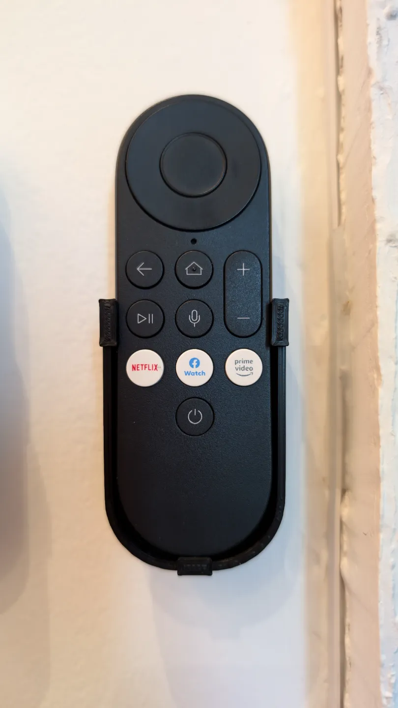 Chromecast with Google TV Remote Holder Remixed by Ben__Svo - MakerWorld