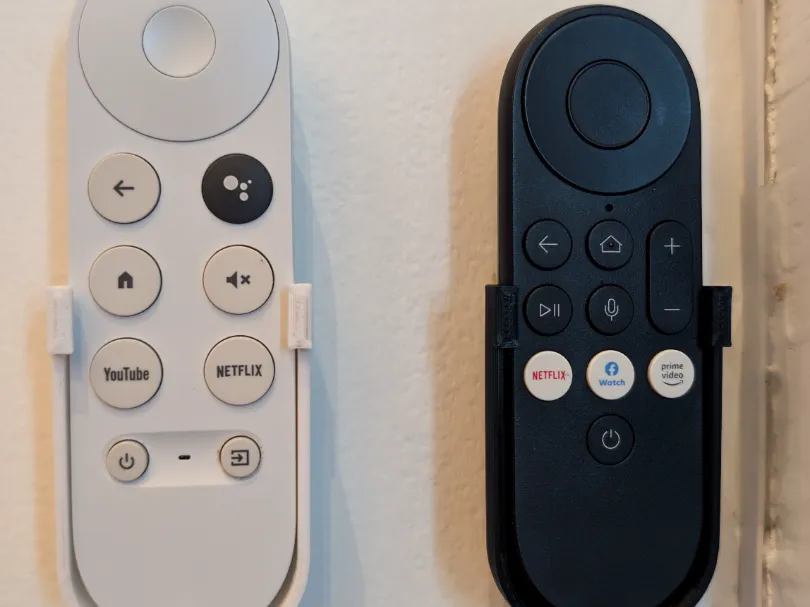 Chromecast with Google TV Remote Holder - Free 3D Print Model - MakerWorld
