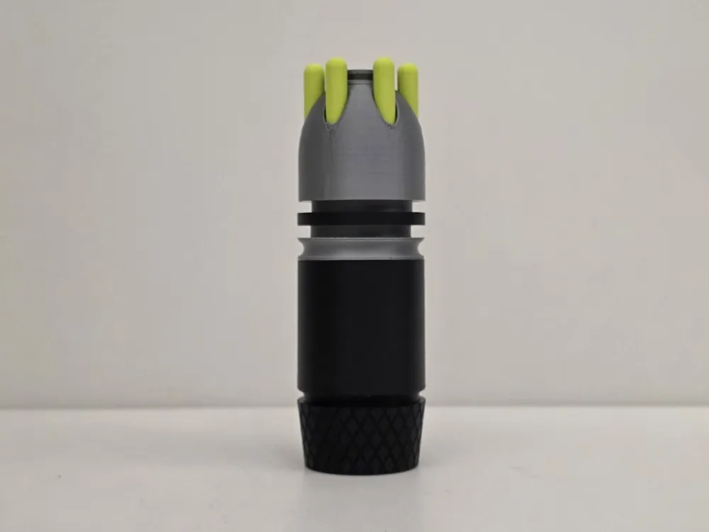 Batman Arkham Origins Glue Grenade V2 - Free 3D Print Model - MakerWorld