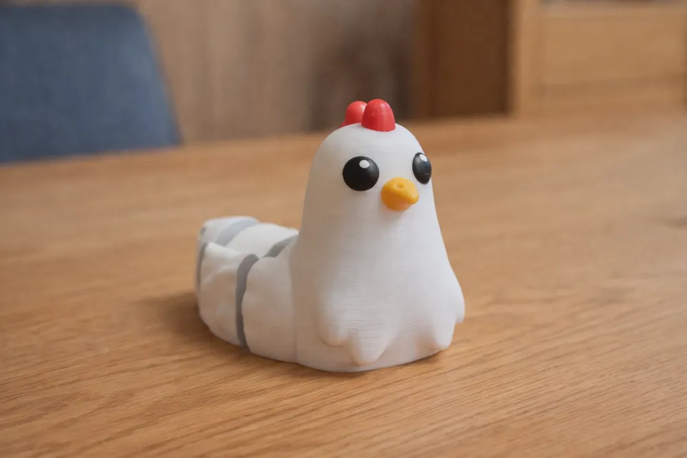 Cute Articulated Chicken - Flexi Farm Friend - Free 3D Print Model ...