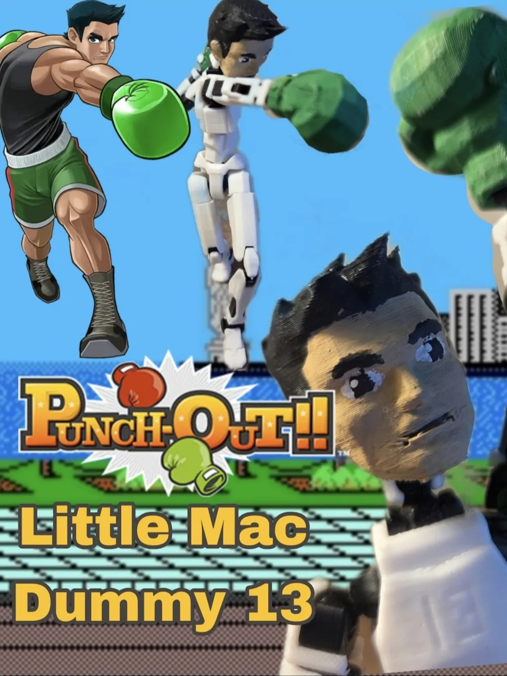 Punch-Out!!: Little Mac Dummy 13 accessories - Free 3D Print Model ...