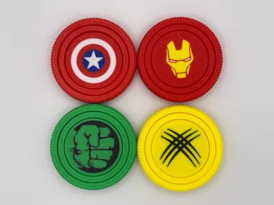 Captain America Marvel Fidget Spinner by MalcTheOracle MakerWorld ...