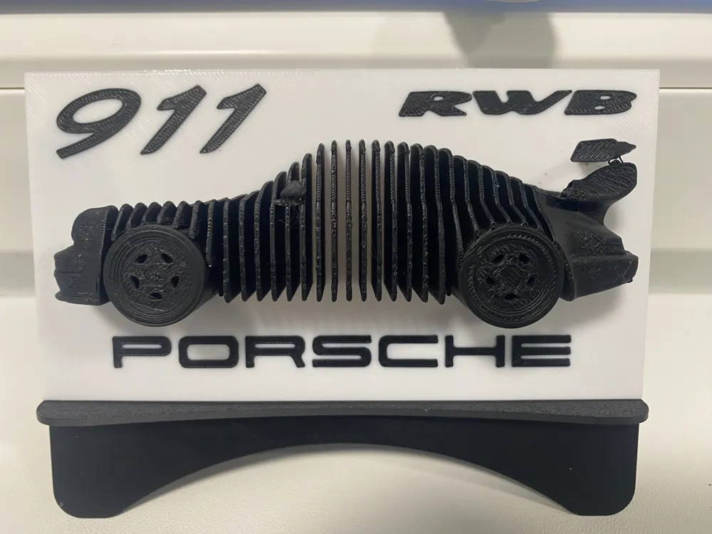 Porsche 911 RWB Layered Model - Free 3D Print Model - MakerWorld