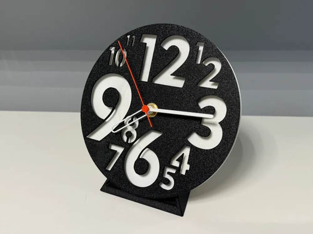 Table clock, Tischuhr für Uhrenkomponenten-Kit 011 by cP3D MakerWorld ...