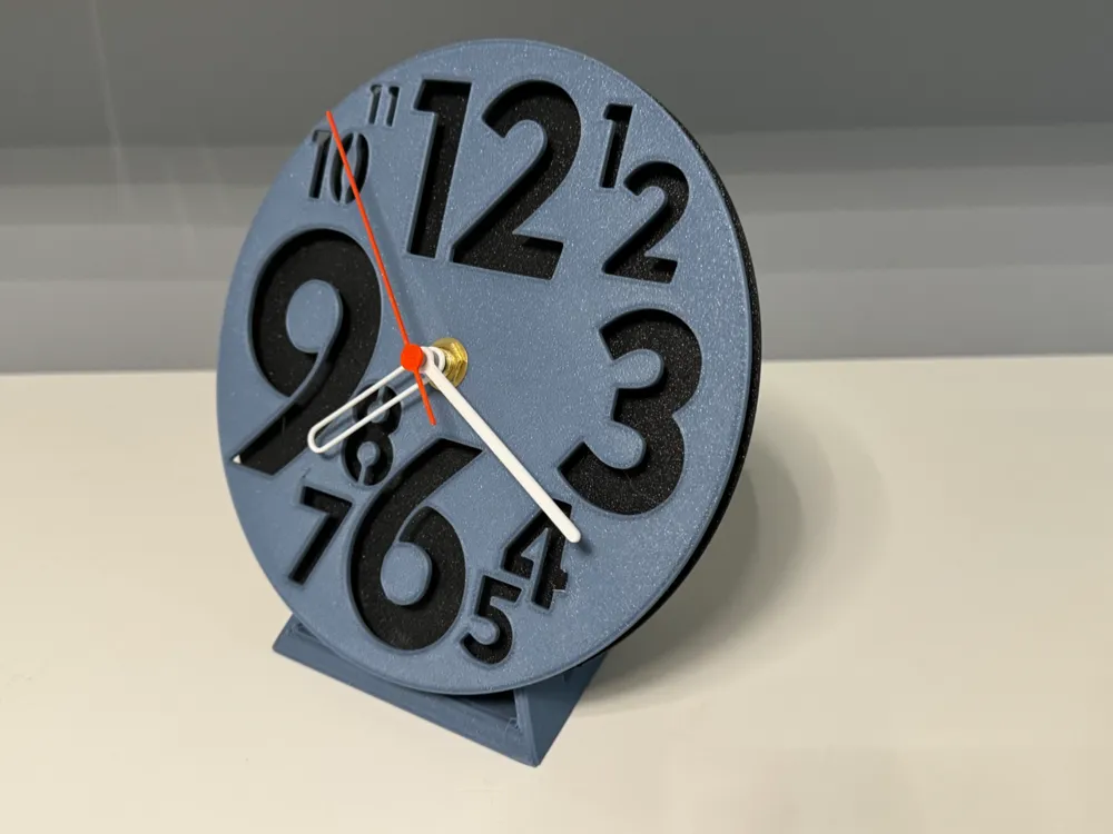 Table clock, Tischuhr für Uhrenkomponenten-Kit 011 by cP3D MakerWorld ...