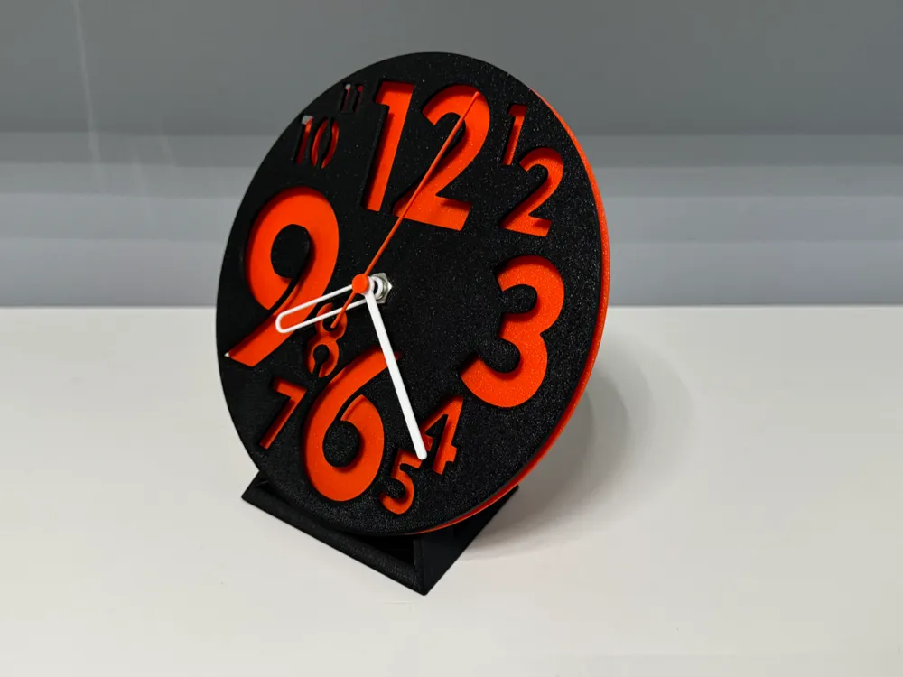 Table clock, Tischuhr für Uhrenkomponenten-Kit 011 by cP3D MakerWorld ...