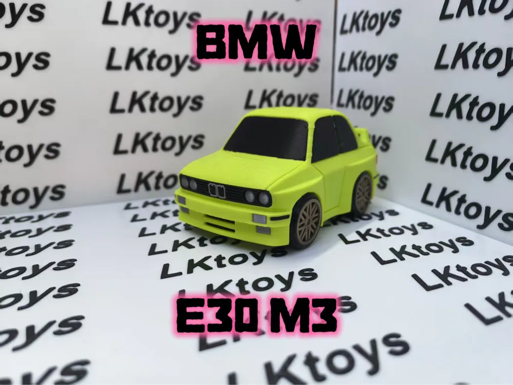BMW E30 M3 – Kostenloses 3D-Druckmodell – MakerWorld