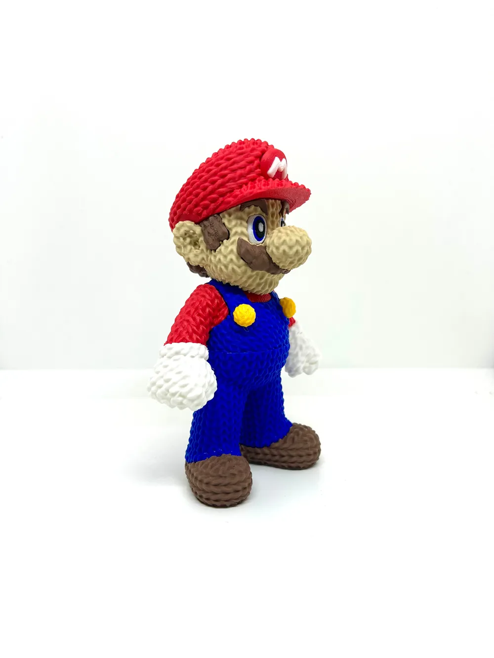 Knitted Super Mario - No AMS - Multi-part - Free 3D Print Model ...