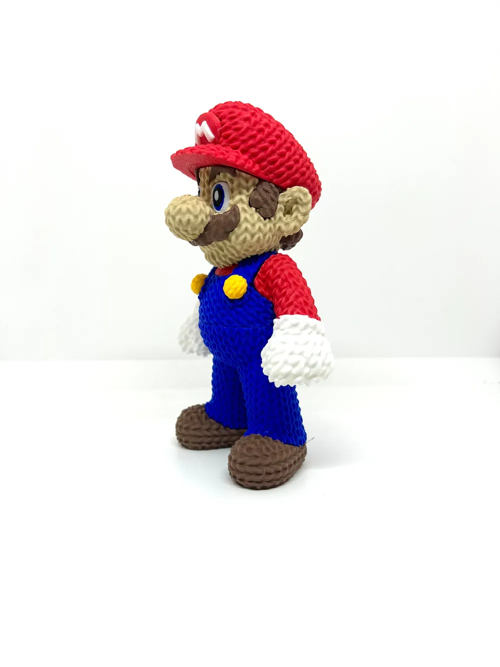 Knitted Super Mario - No AMS - Multi-part - Free 3D Print Model ...