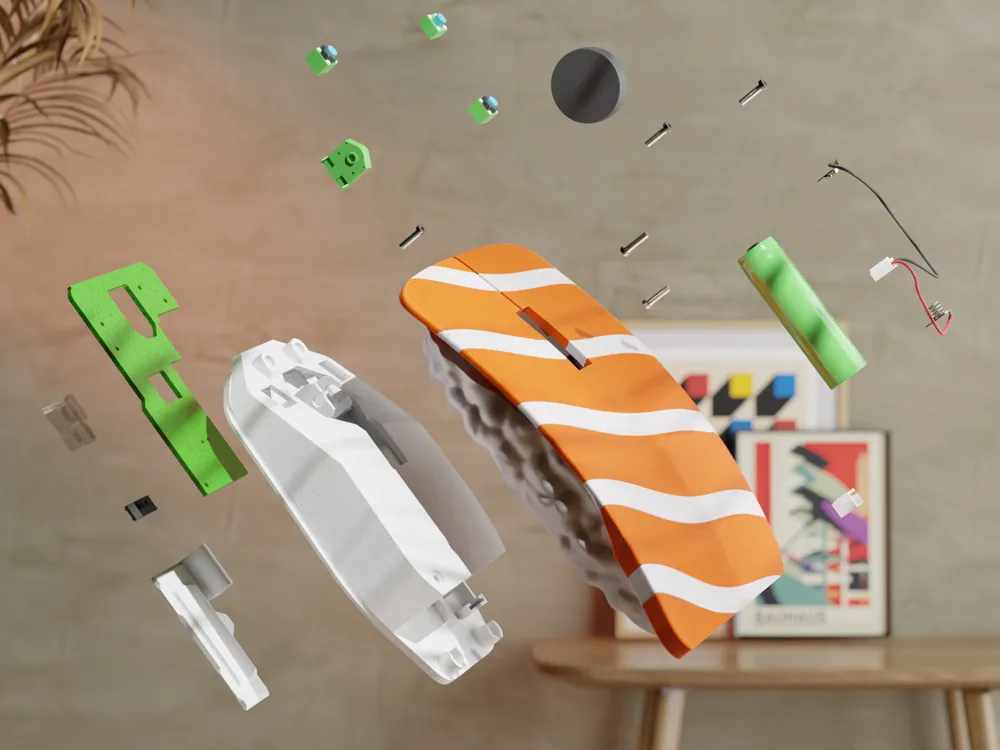 Nigiri - Mouse by Collecticraft MakerWorld: Download Free 3D Models