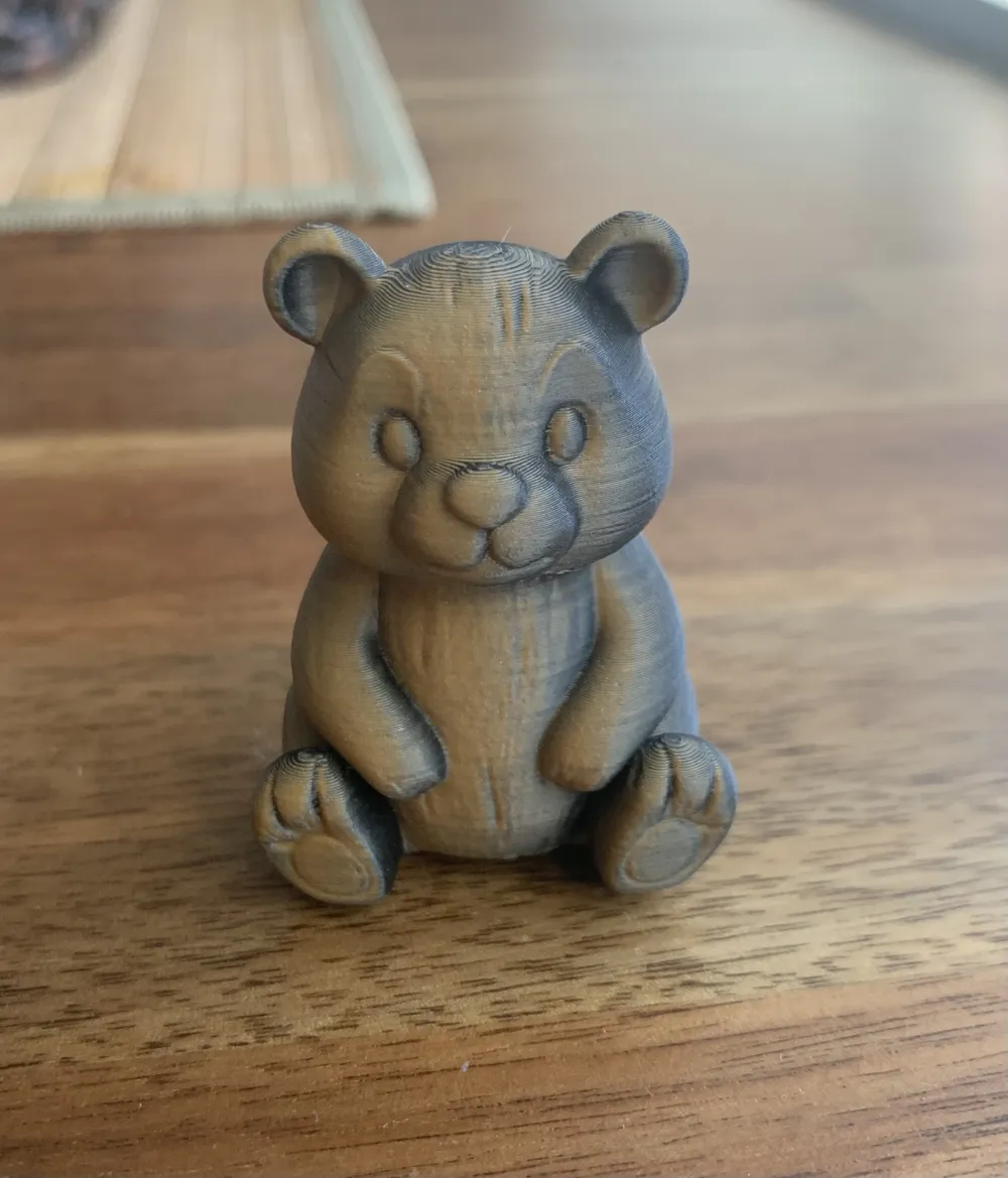 Ursinho de Madeira Fofo - Modelo gratuito para impressão 3D - MakerWorld