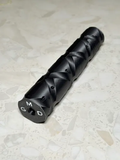 Airsoft suppressor 1/2" UNF The Diamond by GMD MakerWorld: Download ...