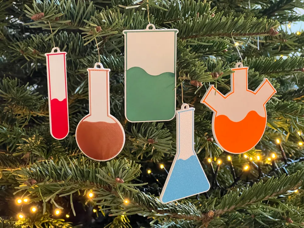 Chemistry Christmas Ornaments by 3DDaniel - MakerWorld