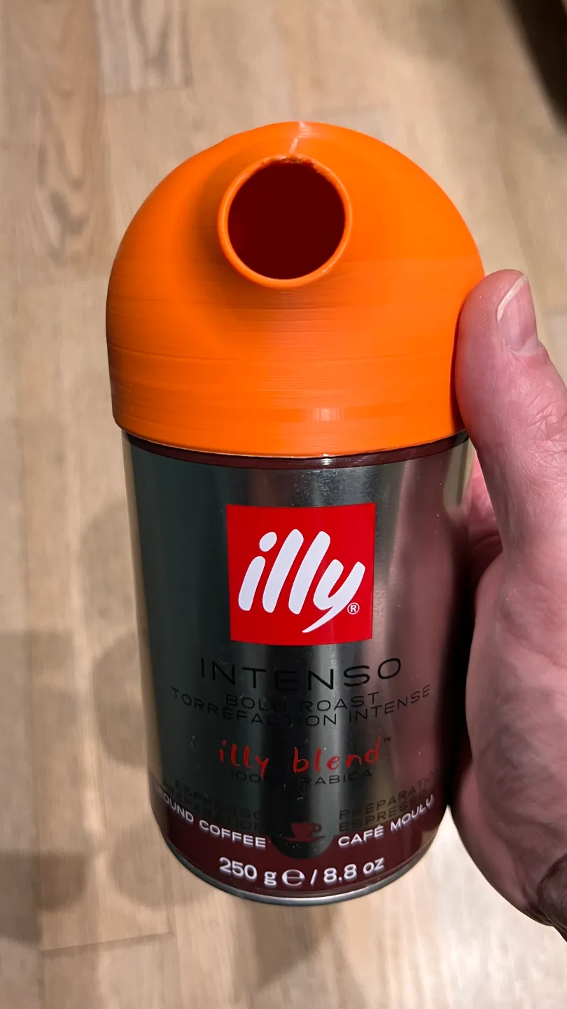 Illy coffee can spout/funnel lid by BartmanEH MakerWorld: Download Free ...
