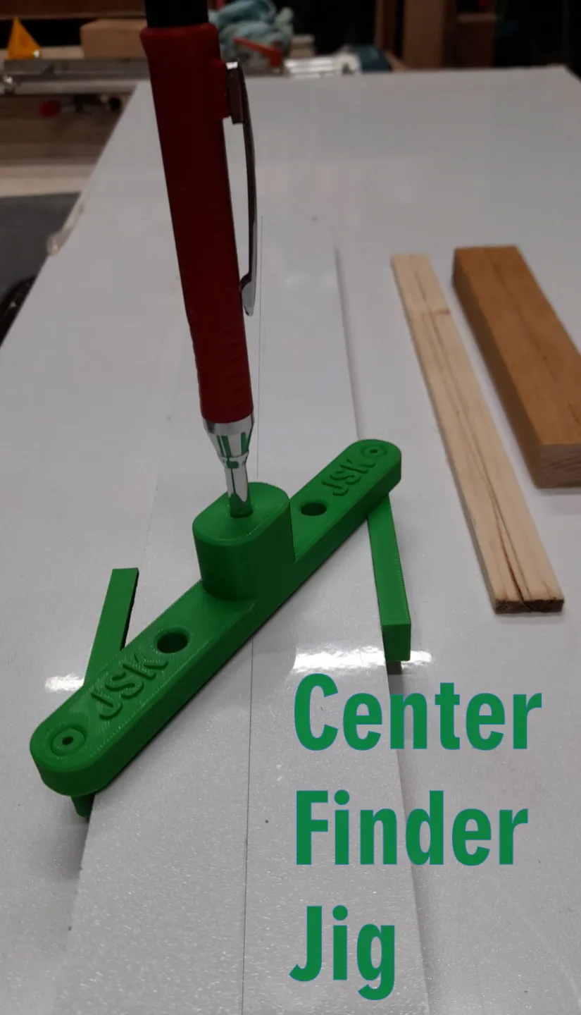 Center Finder Jig by Excalibur MakerWorld: Download Free 3D Models