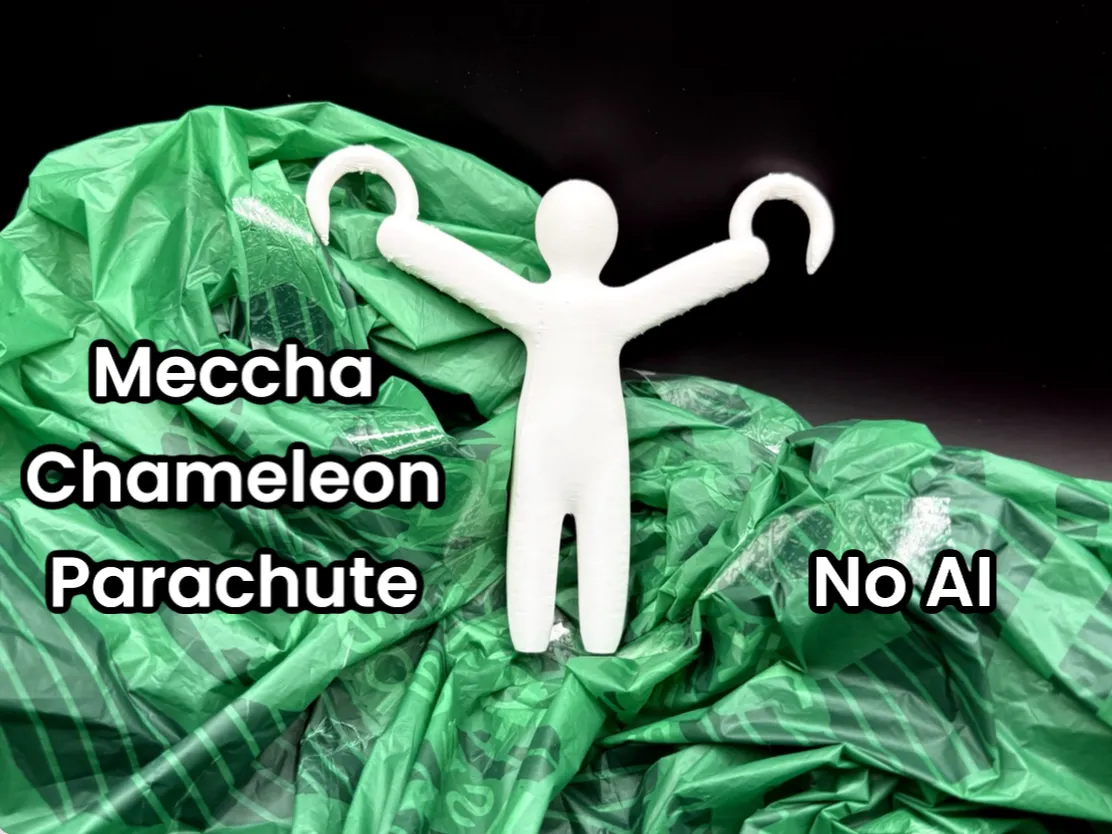 Meccha Chamäleon Charakter Fallschirm (Keine KI) – Kostenloses 3D ...