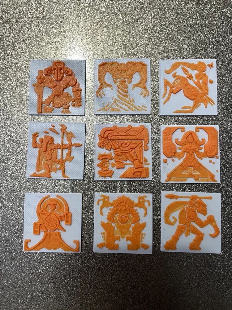 Dota 2 Hero Compendium 1 Relief - Free 3D Print Model - MakerWorld