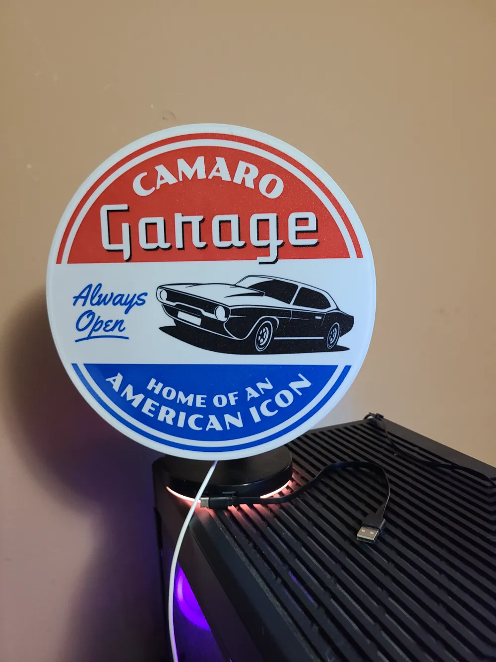 Camaro Garage Lightbox by smack2115 - MakerWorld