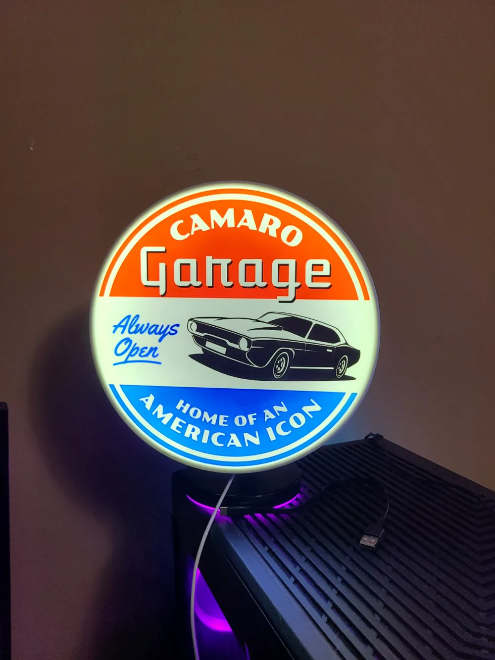 Camaro Garage Lightbox by smack2115 - MakerWorld