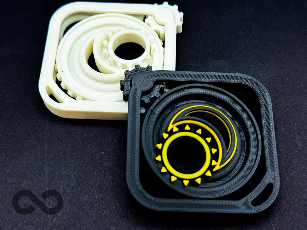 Sun & Moon Fidget - Gear Spinner - Print in place - Free 3D Print Model ...