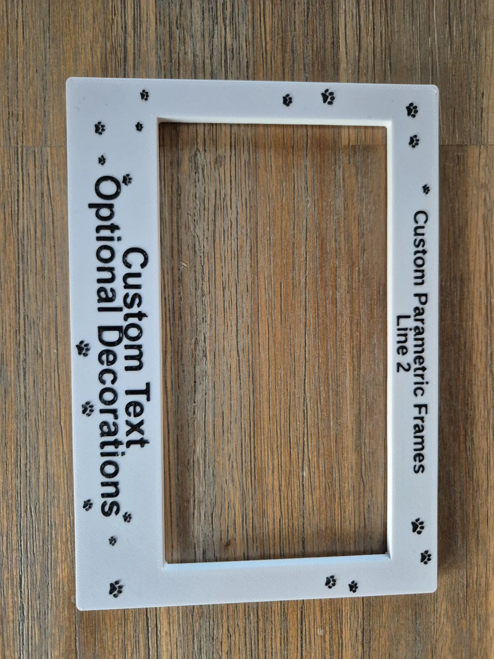 Custom Parametric Picture Frame Generator - Free 3D Print Model ...