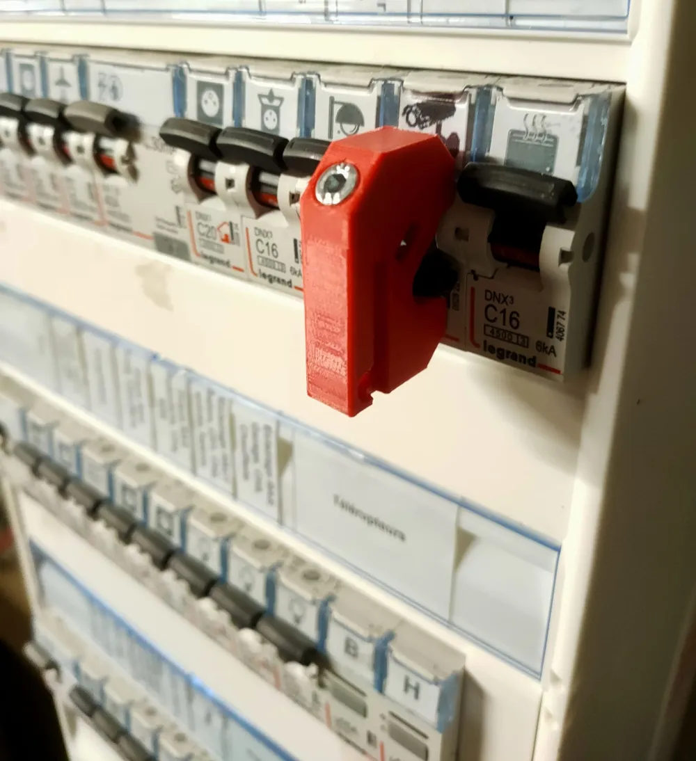 electrical circuit breaker lockout/tagout - Free 3D Print Model ...
