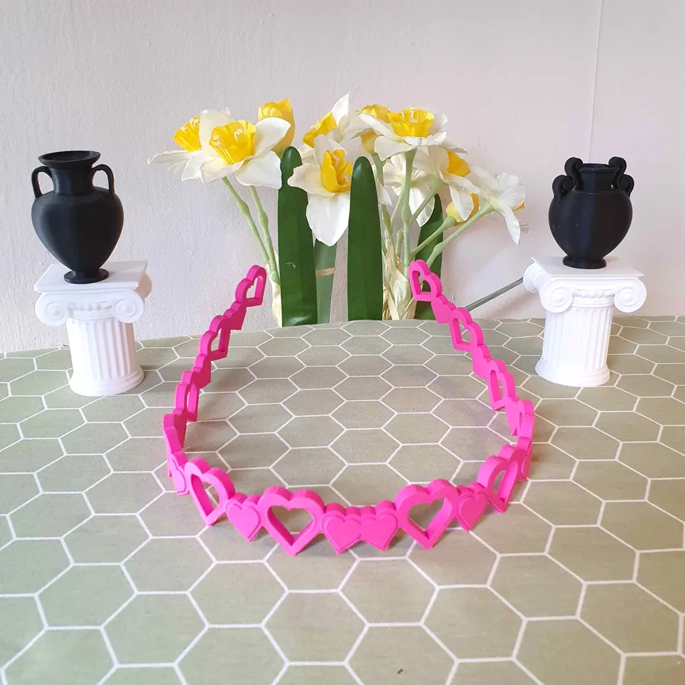 Valentine's Crown - Free 3D Print Model - MakerWorld