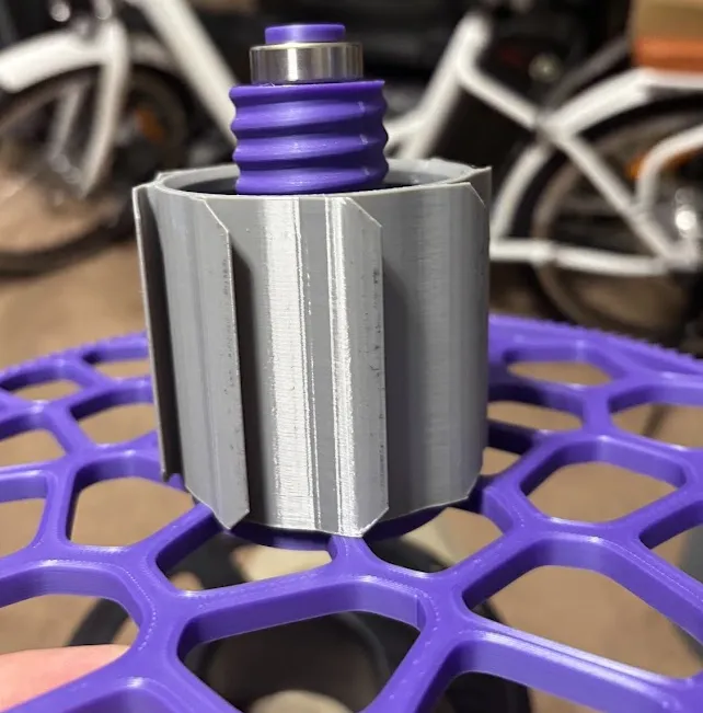 Sunlu or Anycubic Python AMS Spool Adapter Remixed by r_mix - MakerWorld