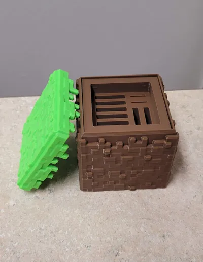 Minecraft Grass Block Nintendo Switch Games Holder Remixed by Dannyltd ...