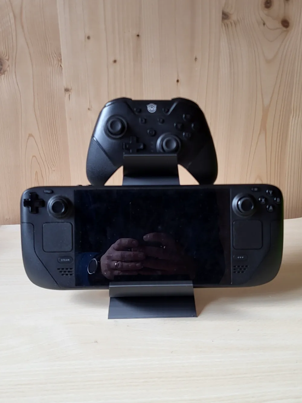 Combi support Steamdeck + manette de jeu by Frudix - MakerWorld