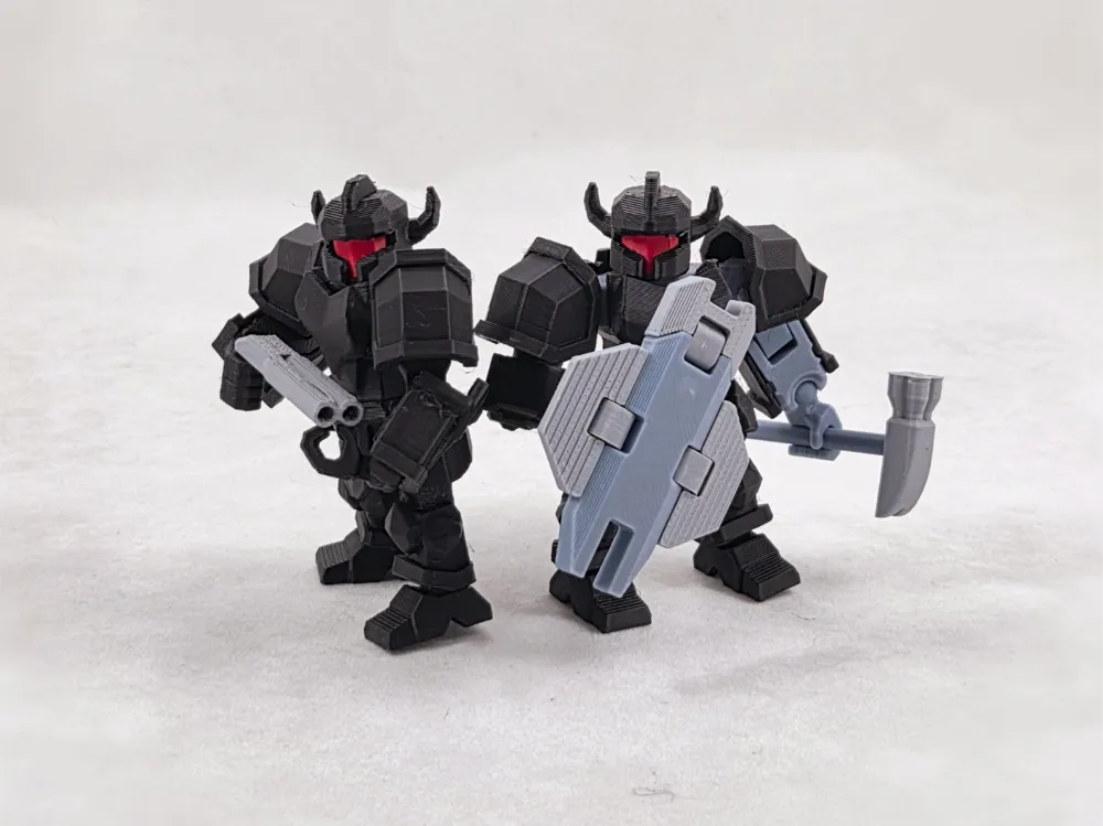 Origin-Zero: Black Knight - Model kit - Free 3D Print Model - MakerWorld