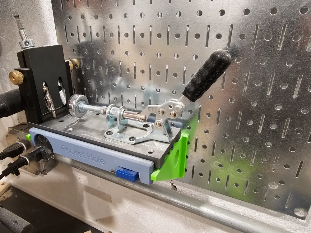 Massca Pocket hole Jig Wall Control mount by Oclure - MakerWorld