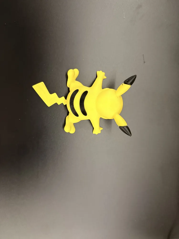 Pokemon squashed Pikachu - Free 3D Print Model - MakerWorld