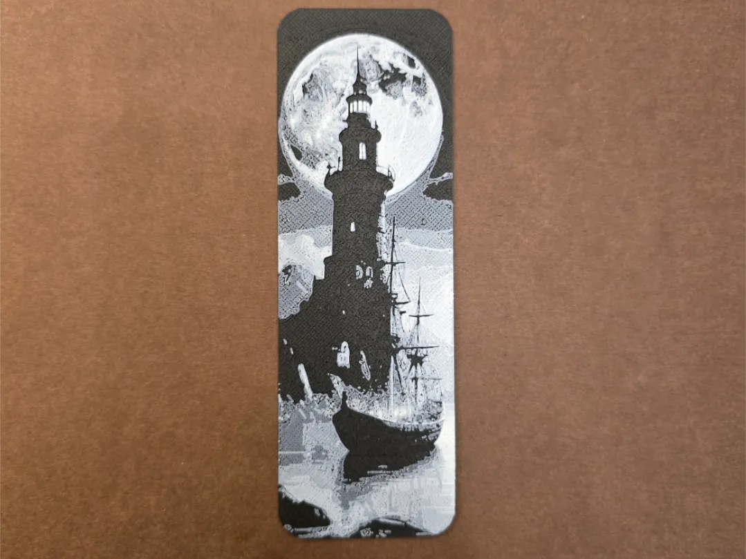 Moon and Lighthouse Bookmark by Fyty Atrus Design MakerWorld: Download ...