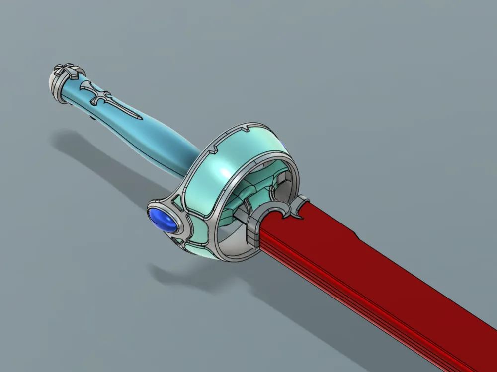 Lambent Light Sword Art Online (SAO) - Free 3D Print Model - MakerWorld