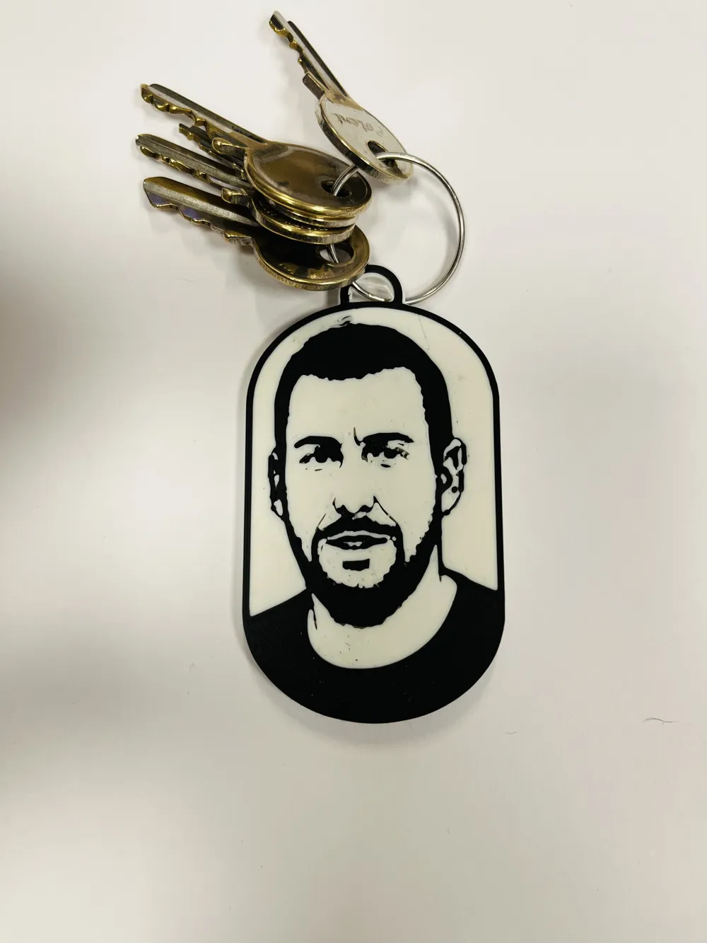 Adam Sandler Keychain - Free 3D Print Model - MakerWorld