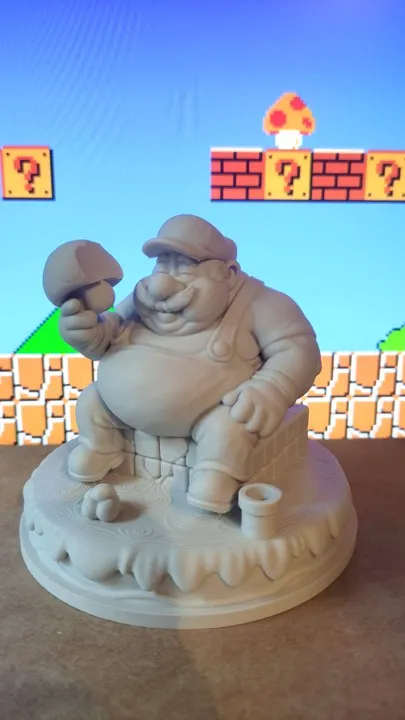 Fat Super Mario (Supersize Parody) by venderer MakerWorld: Download ...