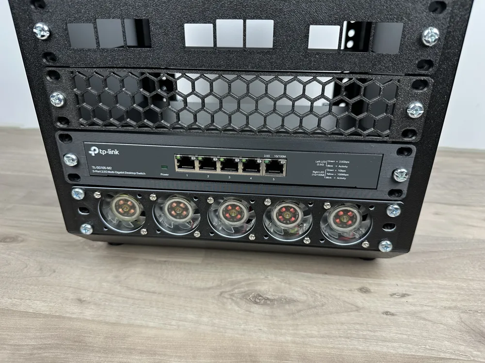 1U Shelf for TP Link Switch for 10" Rack by mklements MakerWorld ...