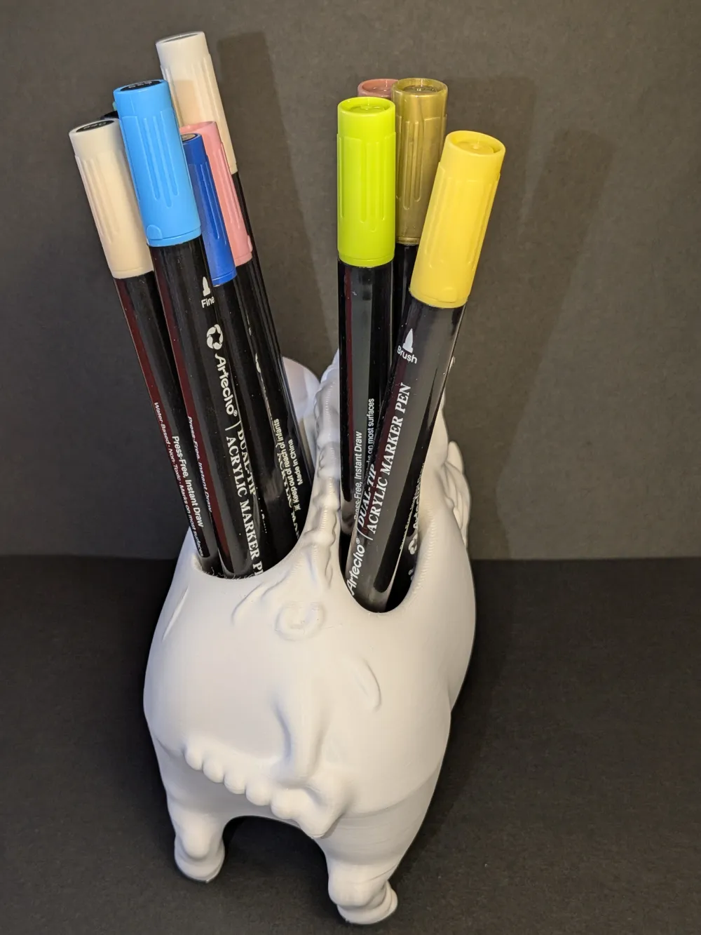 Wild Boar - Pen Holder - Free 3D Print Model - MakerWorld