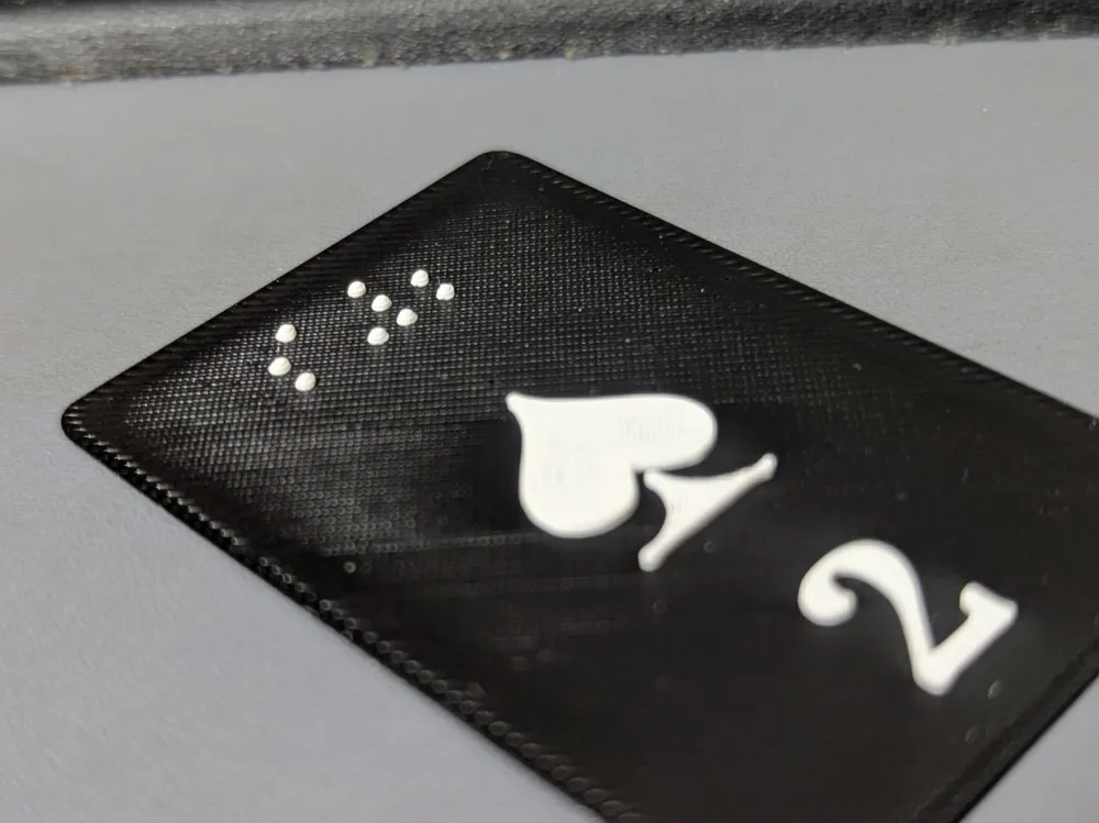 Dual-View (Large Print/Braille) Playing Cards - Free 3D Print Model ...
