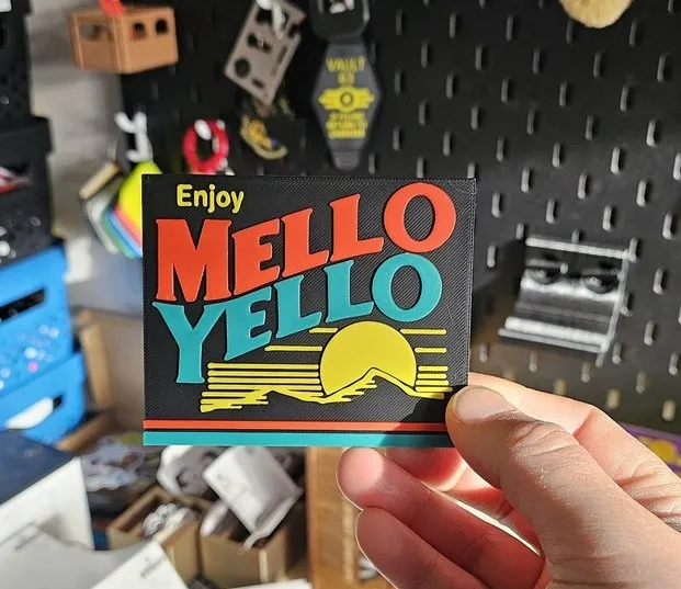 Mello Yello Nascar inspired sign by NSprints MakerWorld: Download Free ...