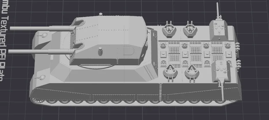 P1000 Ratte super-heavy tank ww2 by DerGamer1313 - MakerWorld